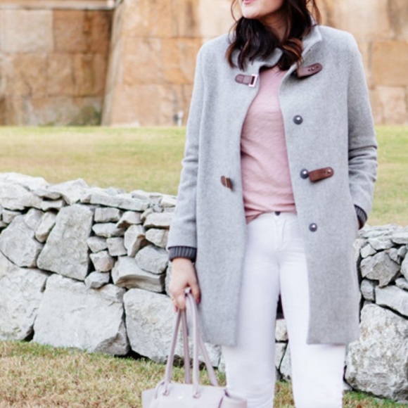 Ralph Lauren | Jackets & Coats | Ralph Lauren Grey Wool Coat With ...
